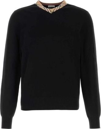Burberry Homme, Pulls, Noir, Taille: M Knitwears