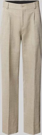 HUGO BOSS Modern Fit Anzughose mit Baumwoll und Leinen Anteil