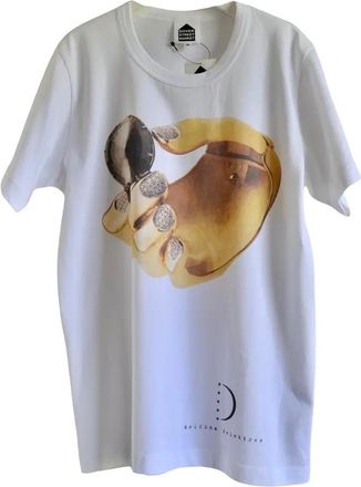 Comme Des Gar&ccedil;ons Comme Des Garcons x Delfina Delettrez.White T-Shirt Size M