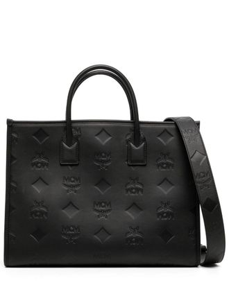 MCM Großer München Shopper - Schwarz