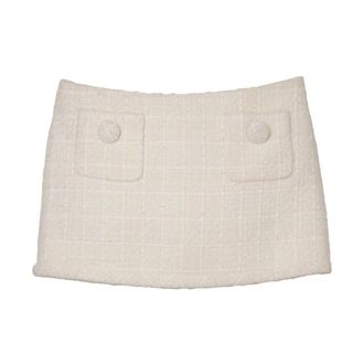 Marc Jacobs Tweed Minirock - - Skirts - Damen - Beige - M