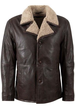 Deercraft Lederjacke DMVancouver l&auml;ngere Herrenjacke im Vintage-Look aus Lammnappa Leder