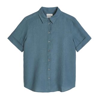 Marc O'Polo Damen, Blusen & Hemden, Blau, 2XLGr&ouml;&szlig;e