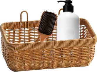 Generic Obstwandkorb, h&auml;ngende Lagerkorb, Boho gewebter Korb | Gewebter Wandkorb f&uuml;r Blumen und Post, hangbare hyazinth wandmontierte Lagerorganisation f&uuml;r Ha