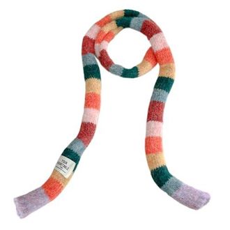 Generic &Eacute;charpe dhiver - 152,4 cm en tricot fin ray&eacute;, &eacute;charpe de protection douce du cou, accessoire enveloppant l&eacute;ger, chaud et confortable | Accessoire daut