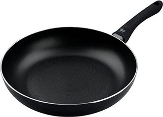 ELO Smart Life Bratpfanne &Oslash; 24 cm mit Wabenboden, Pfanne mit &Ouml;l-Dosiersystem, geeignet f&uuml;r alle Herdarten, Aluminium, Schwarz,&Oslash;