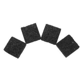 Angoily 4 St&uuml;ck Diffusorsteine aus Schwarzem Vulkangestein 4X4X2cm Aromatherapie Steinw&uuml;rfel f&uuml;r &Auml;therische &Ouml;le Wiederverwendbar Por&ouml;s f&uuml;r Zuhause B&uuml;ro und Me