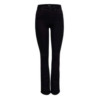 Only Only, Femme, Jeans, Noir, Taille: W34 L30 Jean Bootcut Taille Haute
