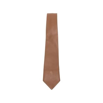 Sunflower Leder Krawatte - - Accessories - Herren - Braun - ONE SIZE