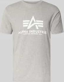 Alpha Industries T-Shirt mit Logo und Rundhalsausschnitt