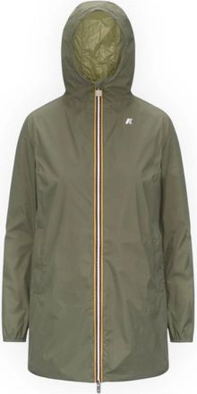 K-Way Femme, Vestes, Vert, Taille: 44 FR Double Rain Jacket