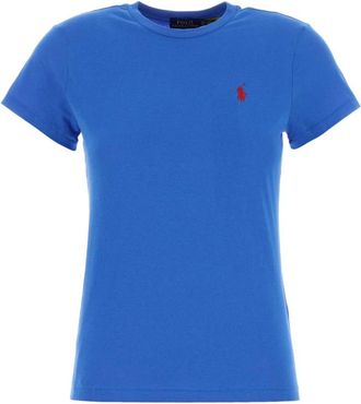 Polo Ralph Lauren Femme, Tops, Bleu, Taille: 36 FR Classic Fit T-Shirt