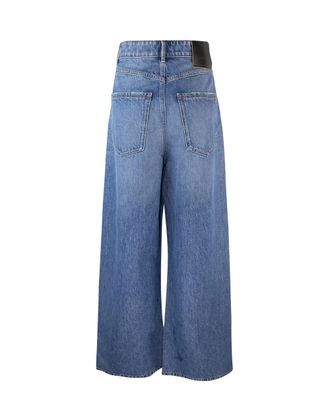 Sportmax Womens Jeans Angri Midnight Blue Cotton