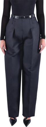 Elisabetta Franchi Wollhose - - Trousers - Damen - Schwarzk - S