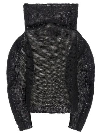 Issey Miyake Womens Black Wool Sweatshirt Clothing