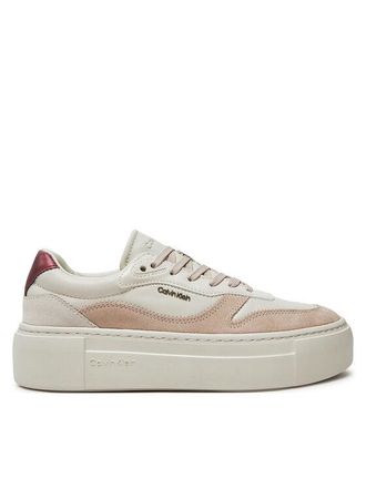 Calvin Klein Sneakers Ff Cupsole Lace Up W/Ml Mix M HW0HW02125 Beige