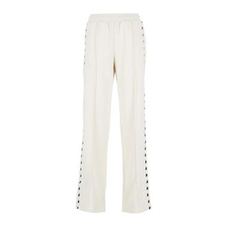 Golden Goose Femme, Pantalons, Blanc, Taille: 38 FR &Eacute;l&eacute;gant pantalon pliss&eacute;