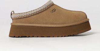 UGG Mules Tazz II en cuir su&eacute;d&eacute; avec semelle plateforme et coutures contrastantes