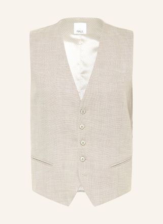 Paul Paul Anzugweste Slim Fit beige
