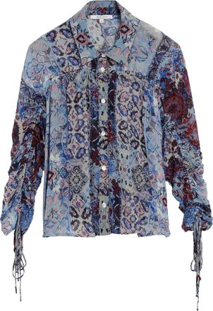Scalpers Tile Print Blouse