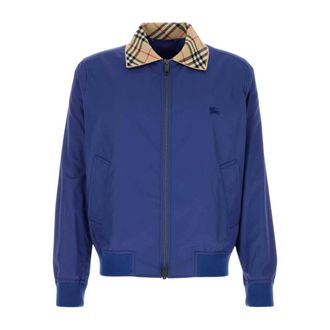 Burberry Bomberjacke aus Baumwolle - - Jackets - Herren - Blau - L