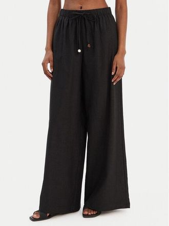 Seafolly Stoffhose Palermo 55549-PA Schwarz Wide Leg