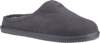 Hush Puppies Conrad Wildleder Herren Pantoffeln Grau