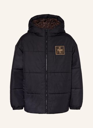 Fendi Steppjacke schwarz
