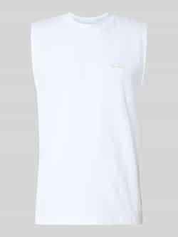 Pegador Tanktop mit Label-Stitching und Rundhalsausschnitt