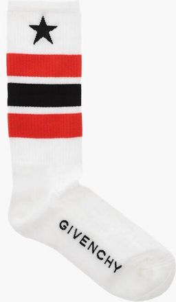 Givenchy Cotton Terry Socks with Contrasting Bands size 43-46