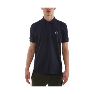 Mastrum Pique Polo Ink Navy - - Tops - Herren - Blau - S