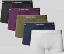 Calvin Klein Underwear Pant & Trunk aus reiner Baumwolle im 5er-Pack Modell LOW RISE TRUNK
