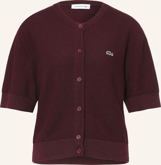 Lacoste Strickjacke rot