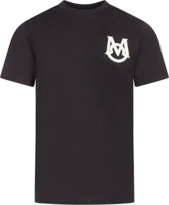 Moncler Homme, Tops, Noir, Taille: S SS Tshirt 999