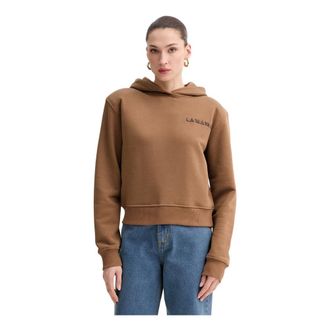 La Mania Damen, Sweatshirts & Hoodies, Braun, LGr&ouml;&szlig;e
