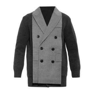 sacai Herren, Strickwaren, Grau, SGr&ouml;&szlig;e