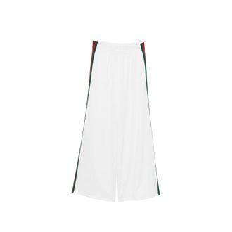 Gucci Web-stripe Wide-leg Track Pants