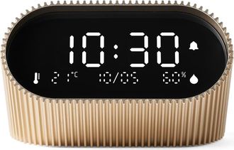 Lexon LR155VG3 Digitalwecker Ray Clock Goldfarben