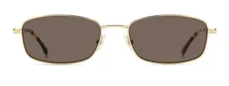 Victoria Beckham VB1001S Metal Rectangle Sunglasses - Gold