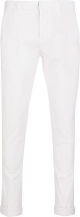 Dondup Homme, Pantalons, Blanc, Taille: W36 Chino Gaubert