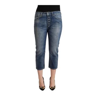 Dondup Elegante Mid-Waist Baumwoll-Denim-Jeans - - Jeans - Damen - Blau - S