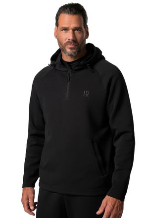 JP1880 Jay-PI Jay-PI Sweat-Troyer, Fitness, Kapuze, Zippkragen, bis 7 XL schwarz 5XL 828739100-5XL