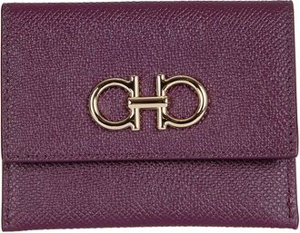 Ferragamo Femme, Accessoires, Violet, Taille: ONE Size New Credit Card Holder