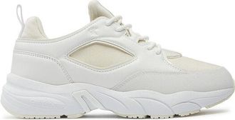 Calvin Klein Jeans Sneakers Retro Tennis Low Lace Mix Mg Mtr YW0YW01497 &Eacute;cru