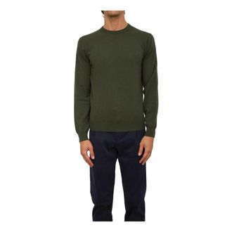 Corneliani Stilvolle Strickmode f&uuml;r M&auml;nner - - Knitwear - Herren - Gr&uuml;n - L