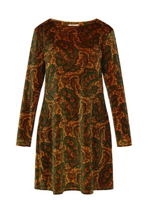 Usha Kleid Frauen gelb mehrfarbig