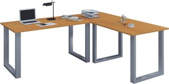 ebuy24 U Schreibtisch Eckschreibtisch 130x130x50