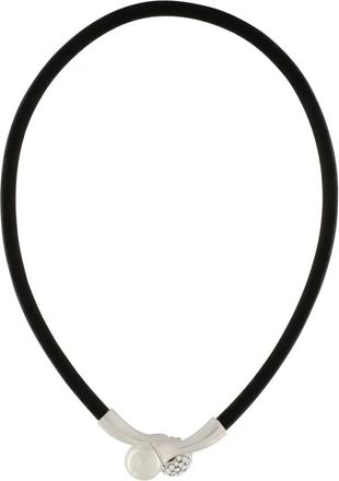 Dansk Copenhagen Elegante Perlenmix-Lederhalskette - - Accessories - Damen - Schwarzk - ONE SIZE
