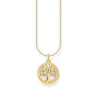 Thomas Sabo Thomas Sabo Kette mit Tree-of-Love-Anh&auml;nger vergoldetes Silber KE2220-427-39