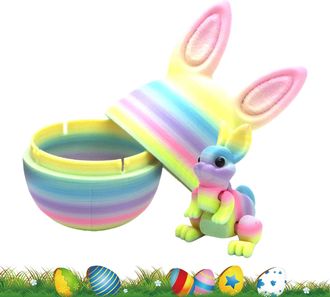 Generic Volle Ostereier - Lustiger 3D-Farbverlauf - 3D-gedruckte Ornamente in Form eines - eine besondere Lichtbrechung des Zimmers f&uuml;r den Innenbereich